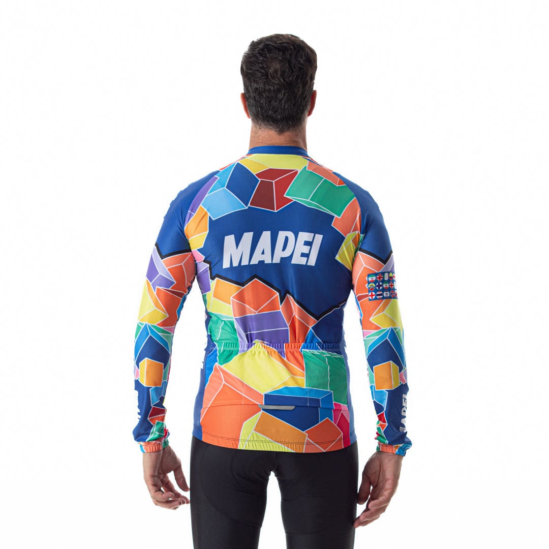 Men's Retro Mapei Long Sleeve Cycling Jersey – Montella Cycling
