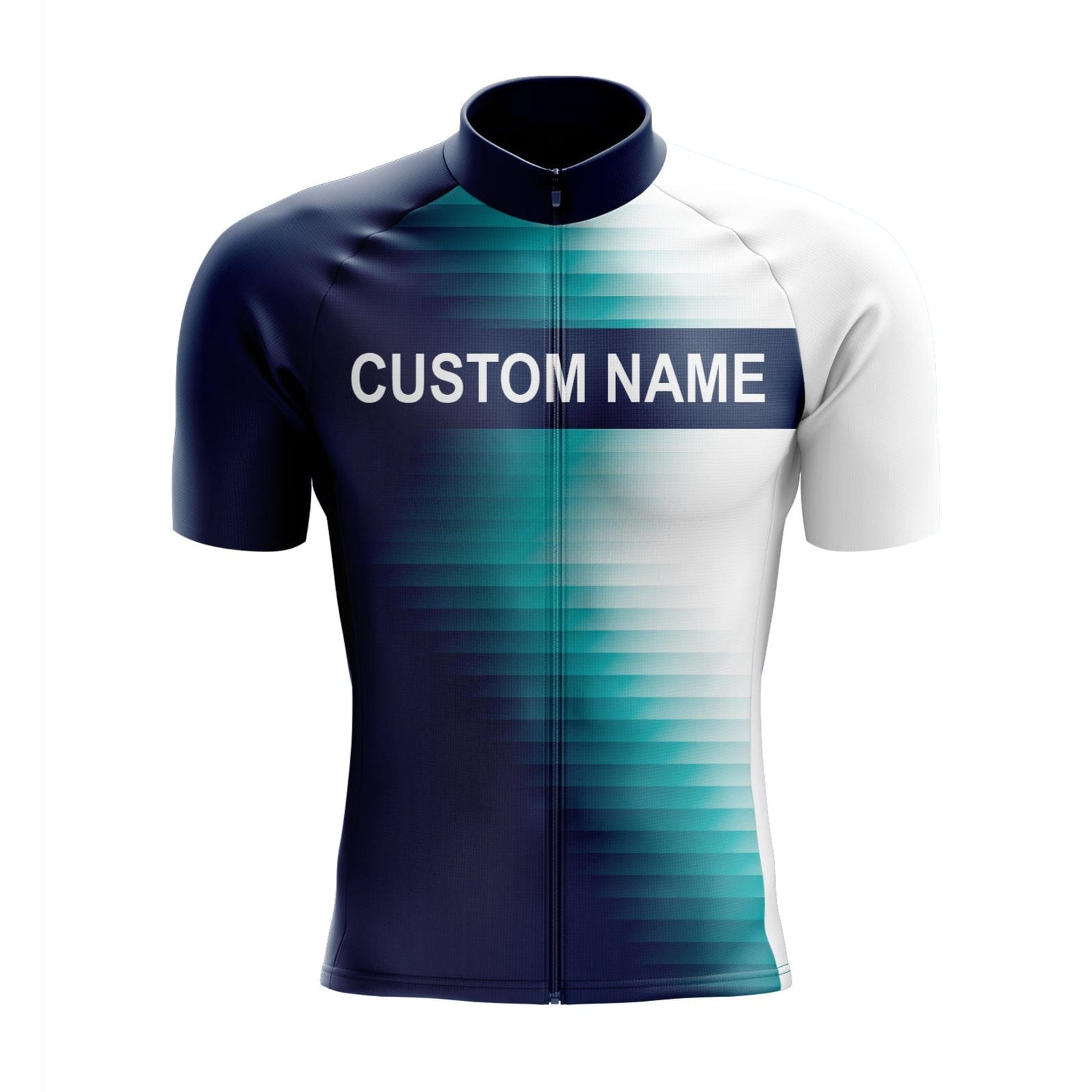 Custom Blue Side Cycling Jersey – Montella Cycling