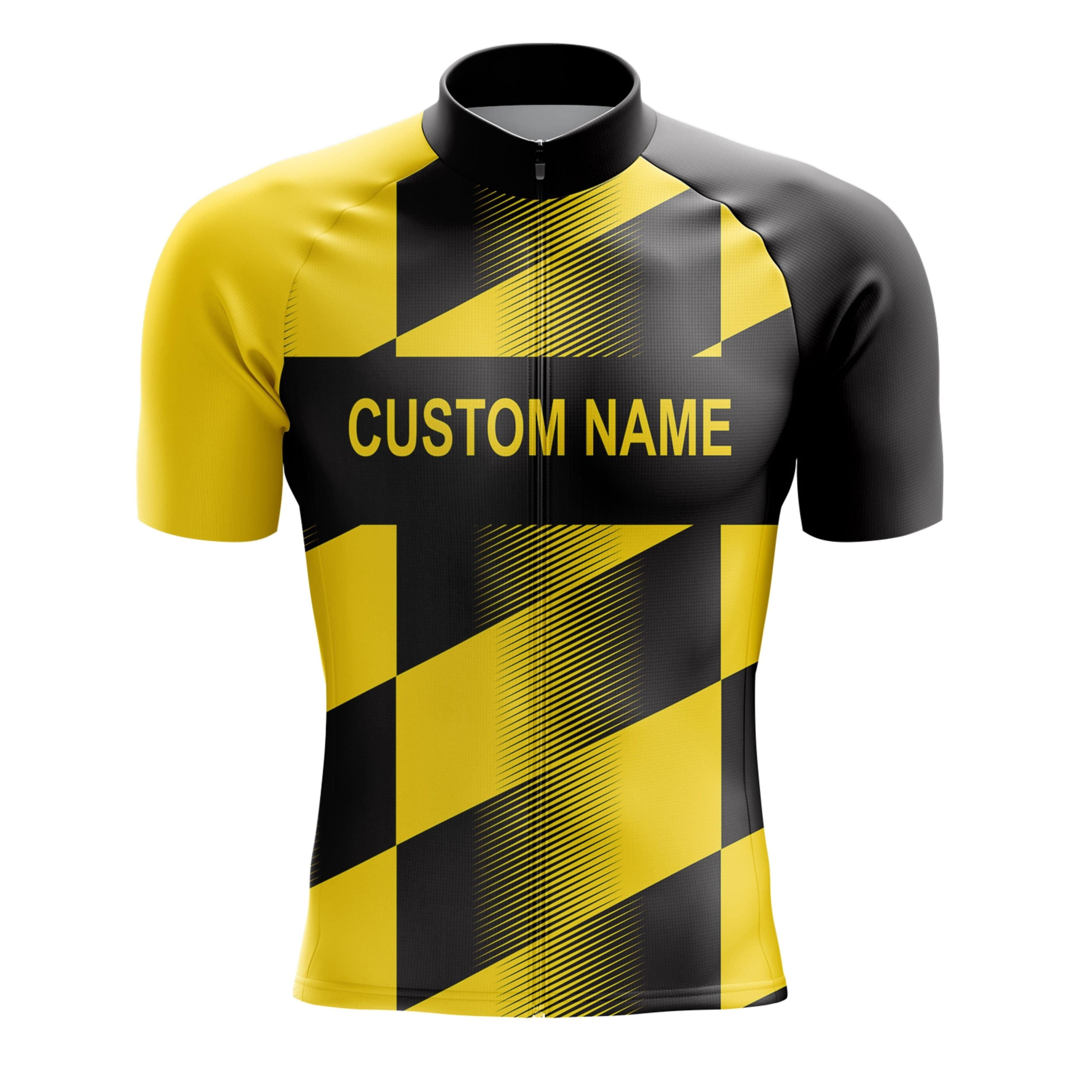 Custom Yellow Cycling Jersey – Montella Cycling