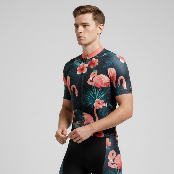 Men's Flamingo Cycling Jersey or Bib Shorts – Montella Cycling