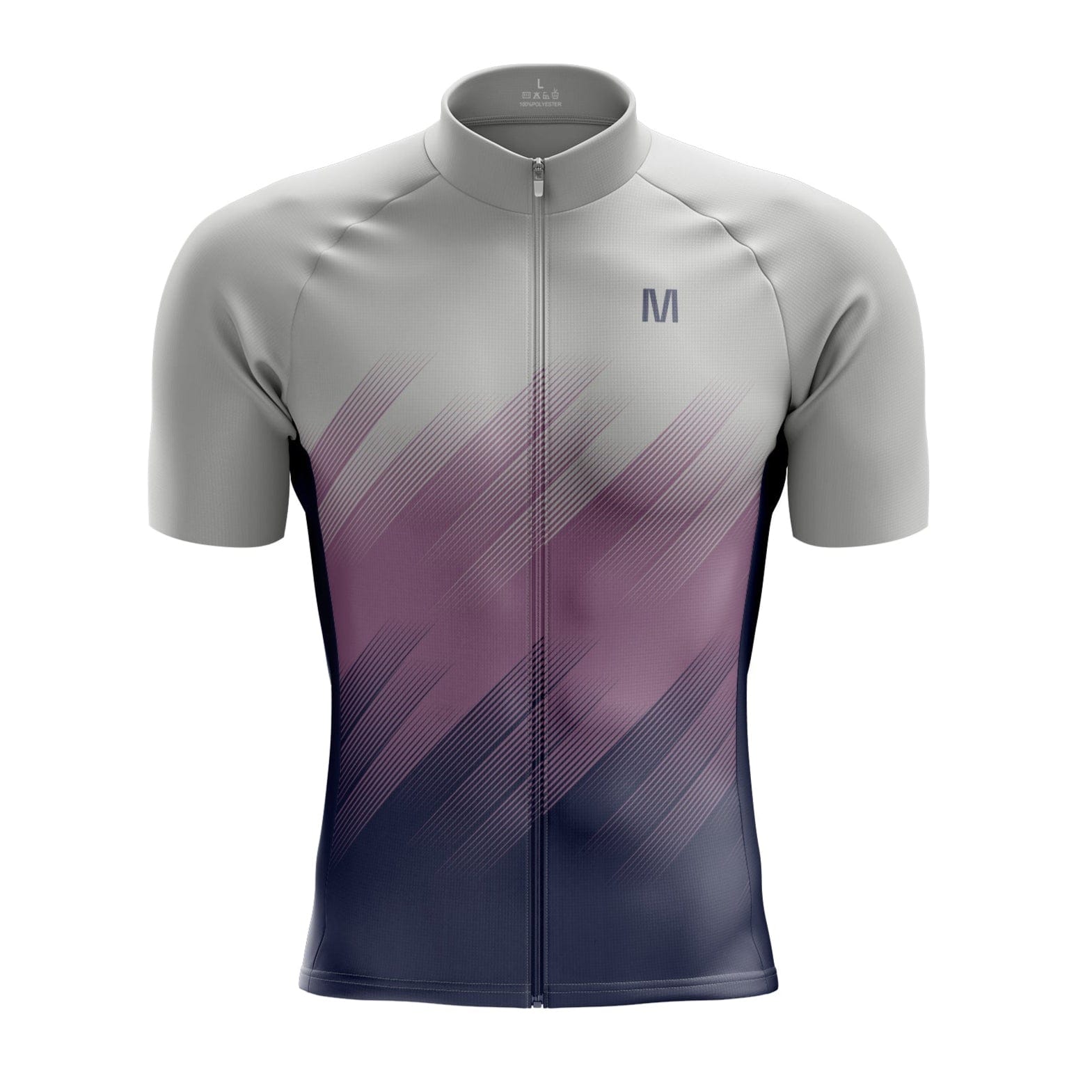Men's Grey Purple Cycling Jersey – Montella Cycling