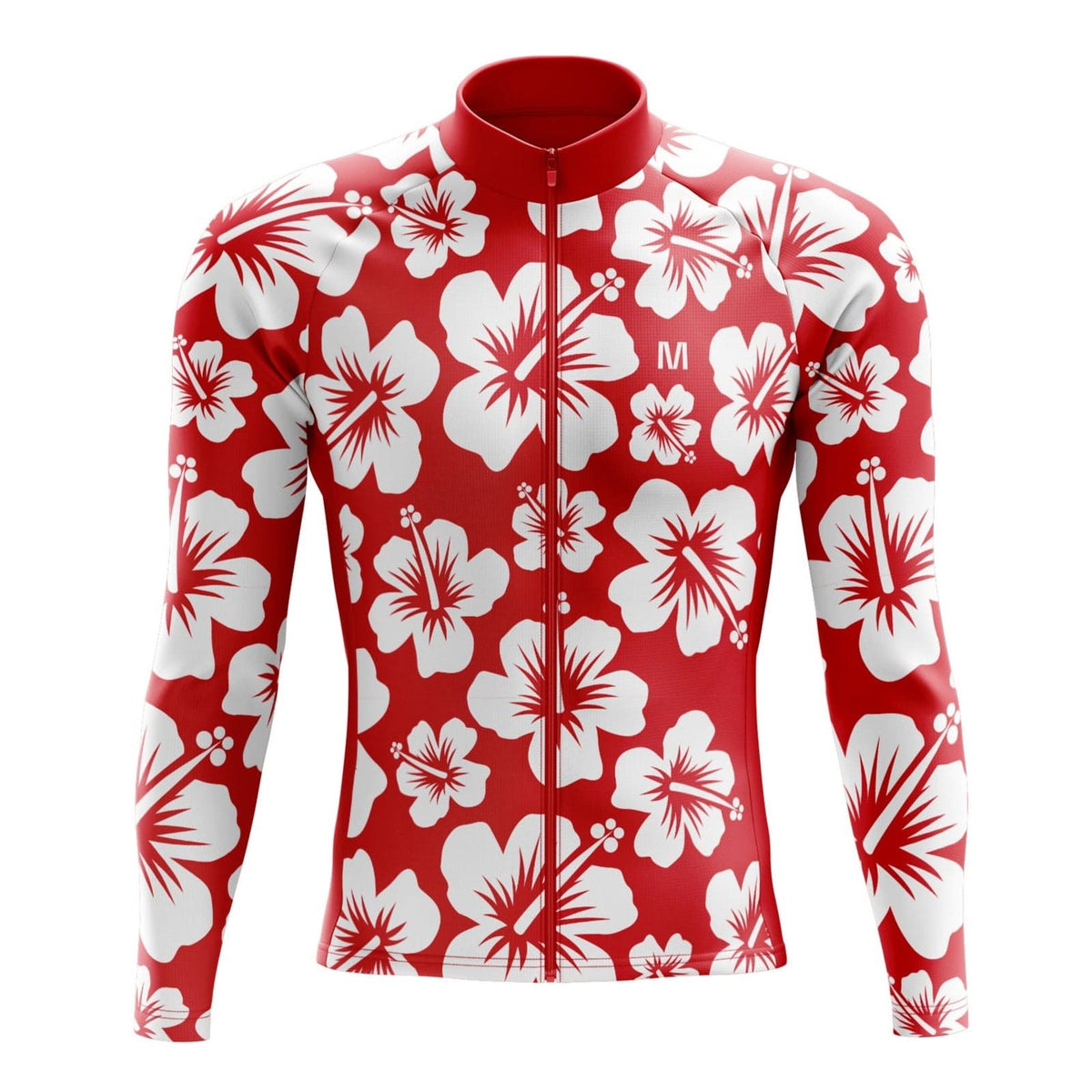 Men's Hibiscus flower Long Sleeve Cycling Jersey – Montella Cycling