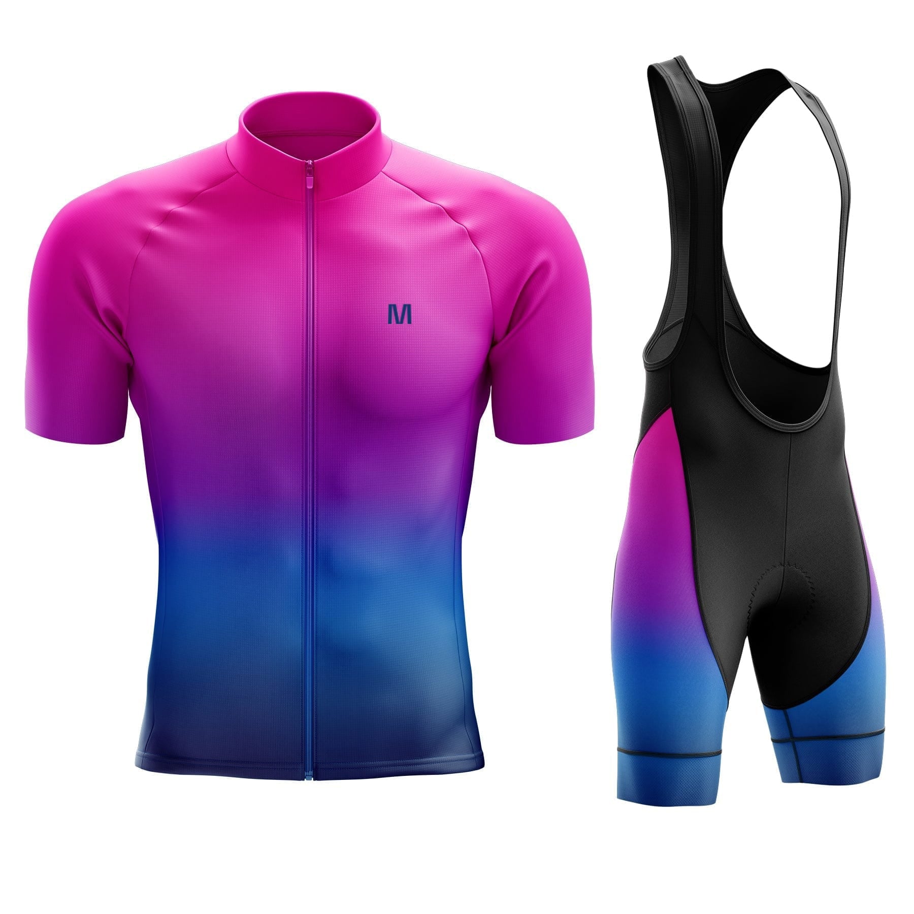 Men's Pink Gradient Cycling Jersey or Bib Shorts – Montella Cycling