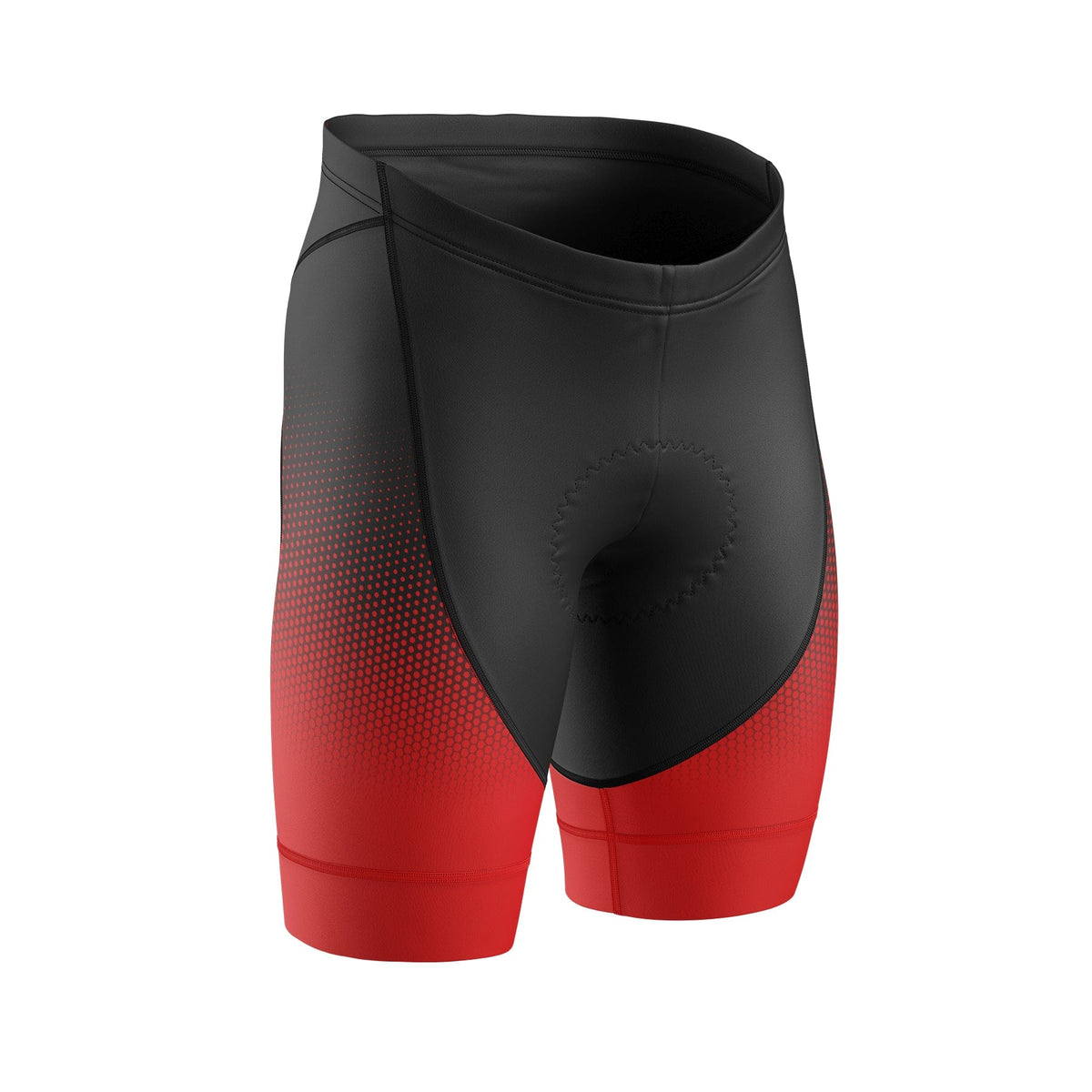 Men's Red Gradient Gel Padded Cycling Shorts – Montella Cycling
