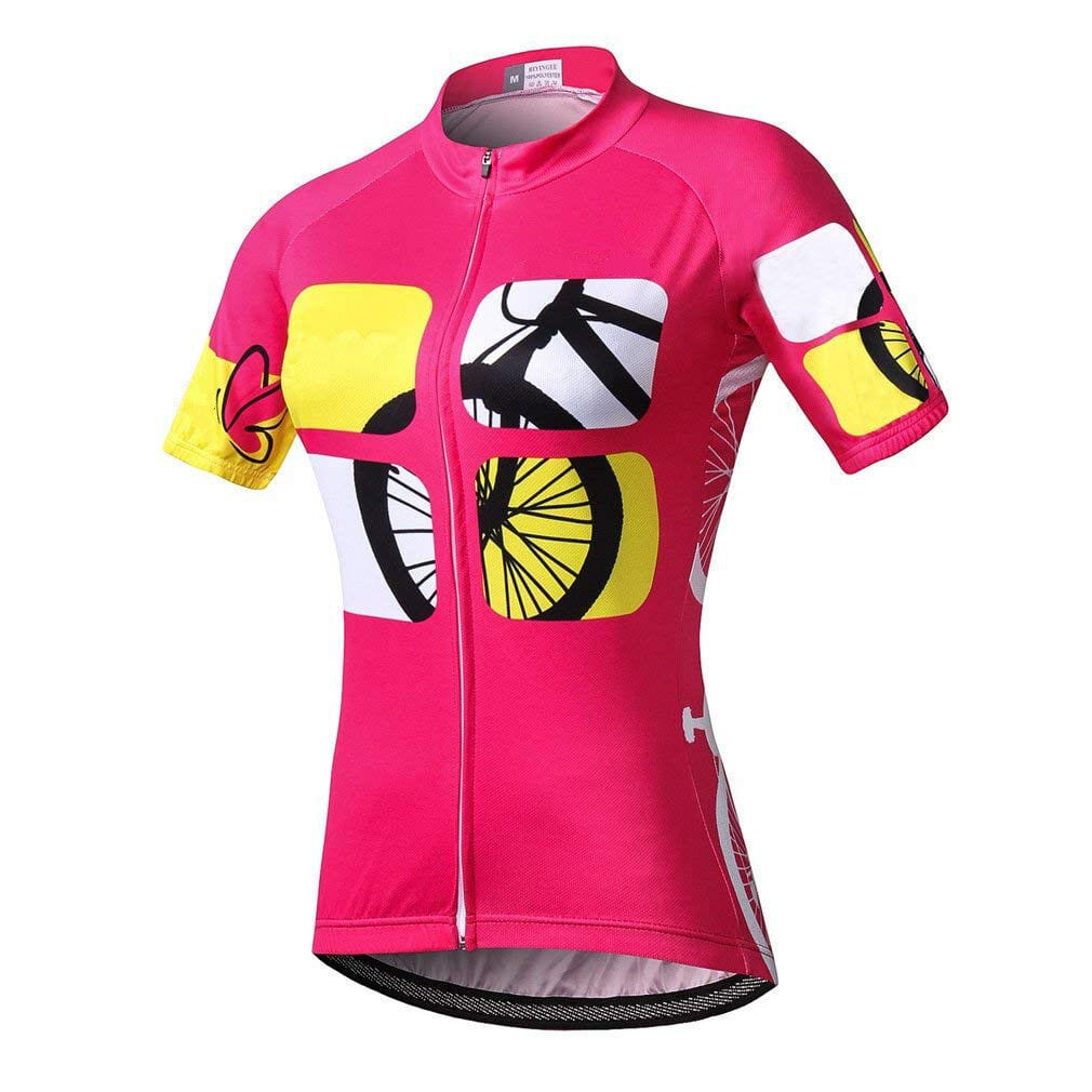 Women's Pink Bike Cycling Jersey – Montella Cycling