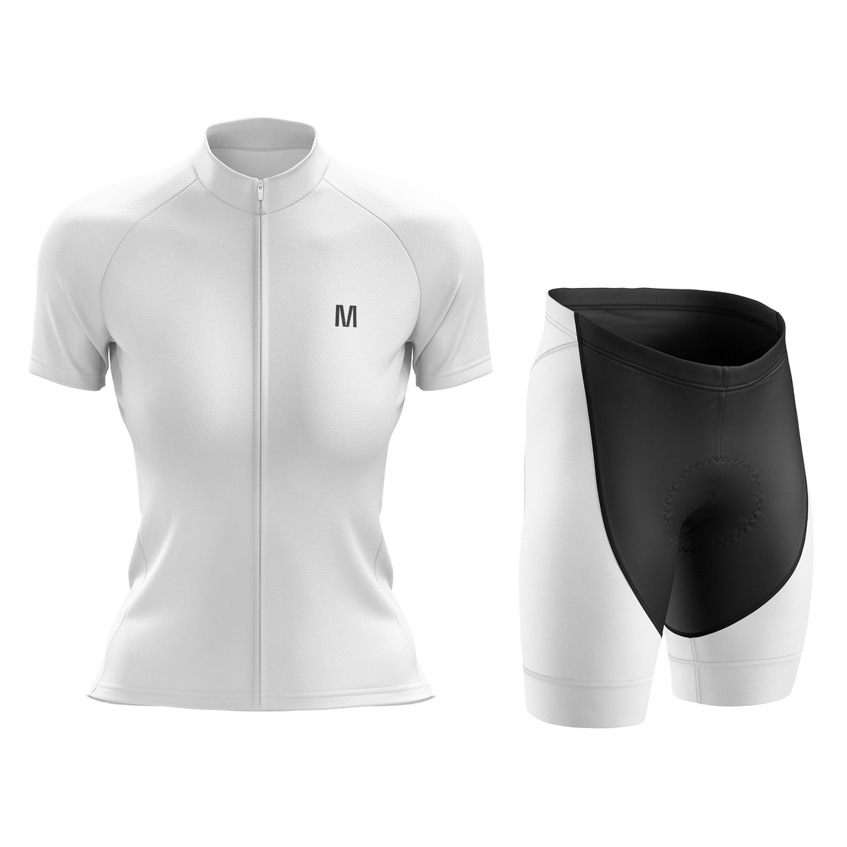 Women's White Cycling Jersey or Shorts – Montella Cycling