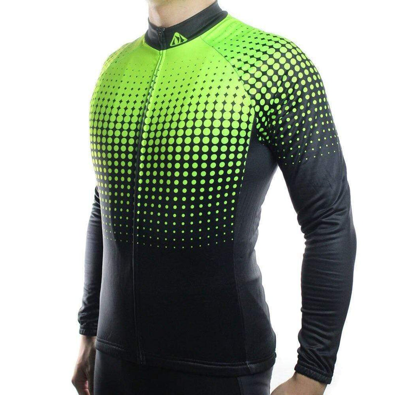 Men's Hi Vis Long Sleeve Cycling Jersey – Montella Cycling