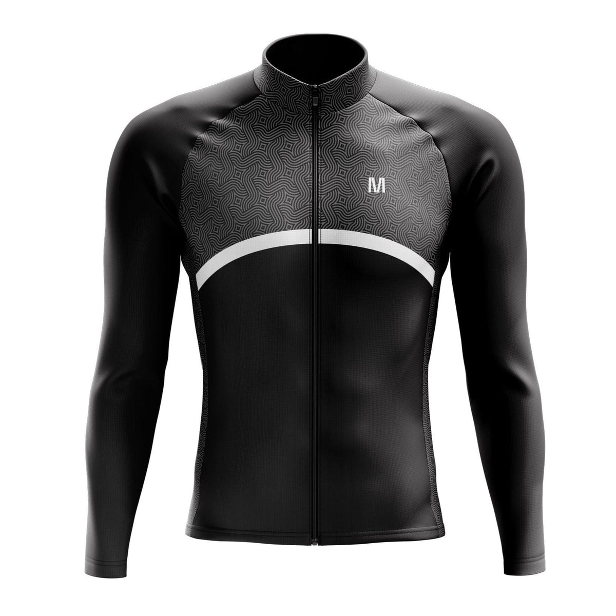 Men's Grey Long Sleeve Cycling Jersey – Montella Cycling