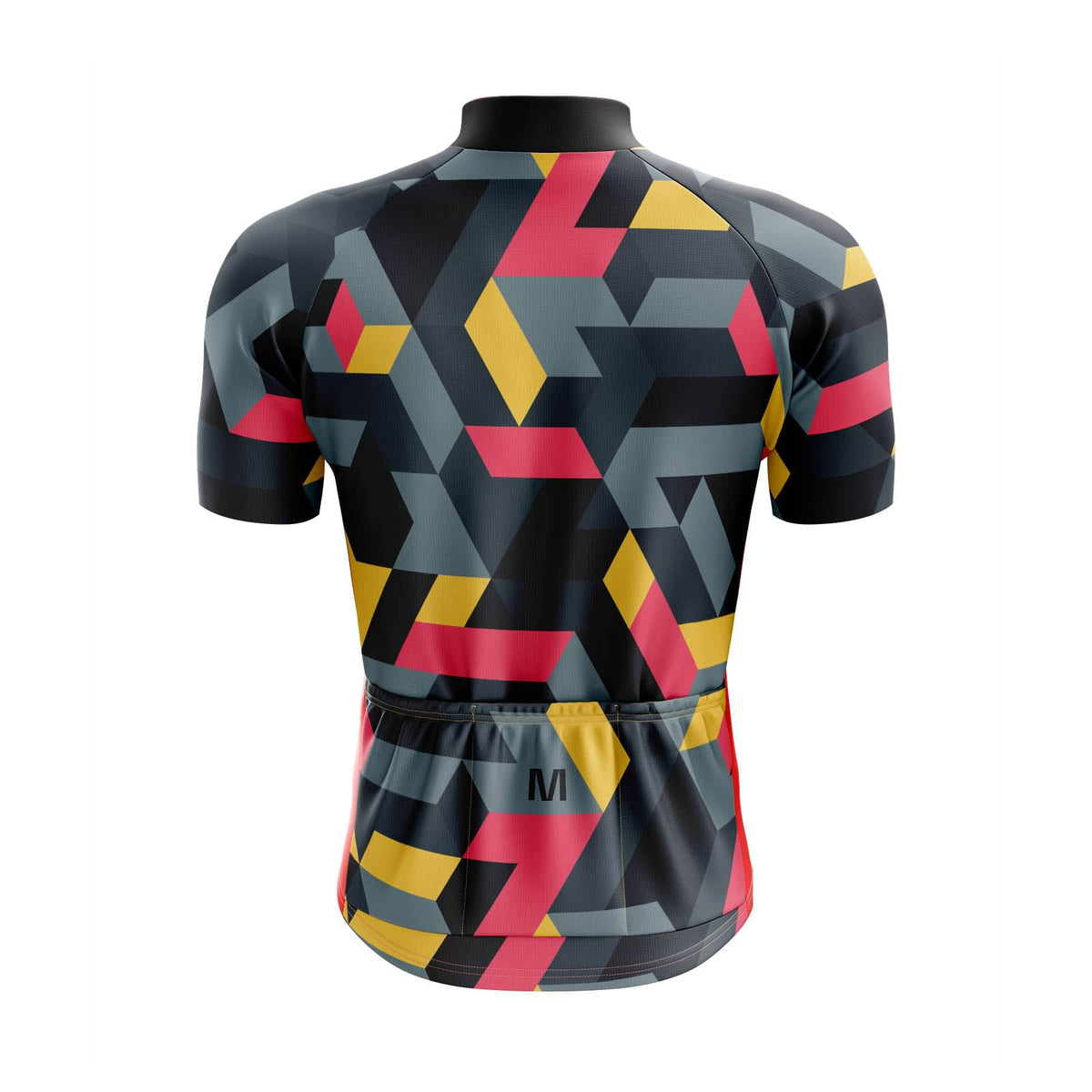 Men's Grey Geo Cycling Jersey – Montella Cycling