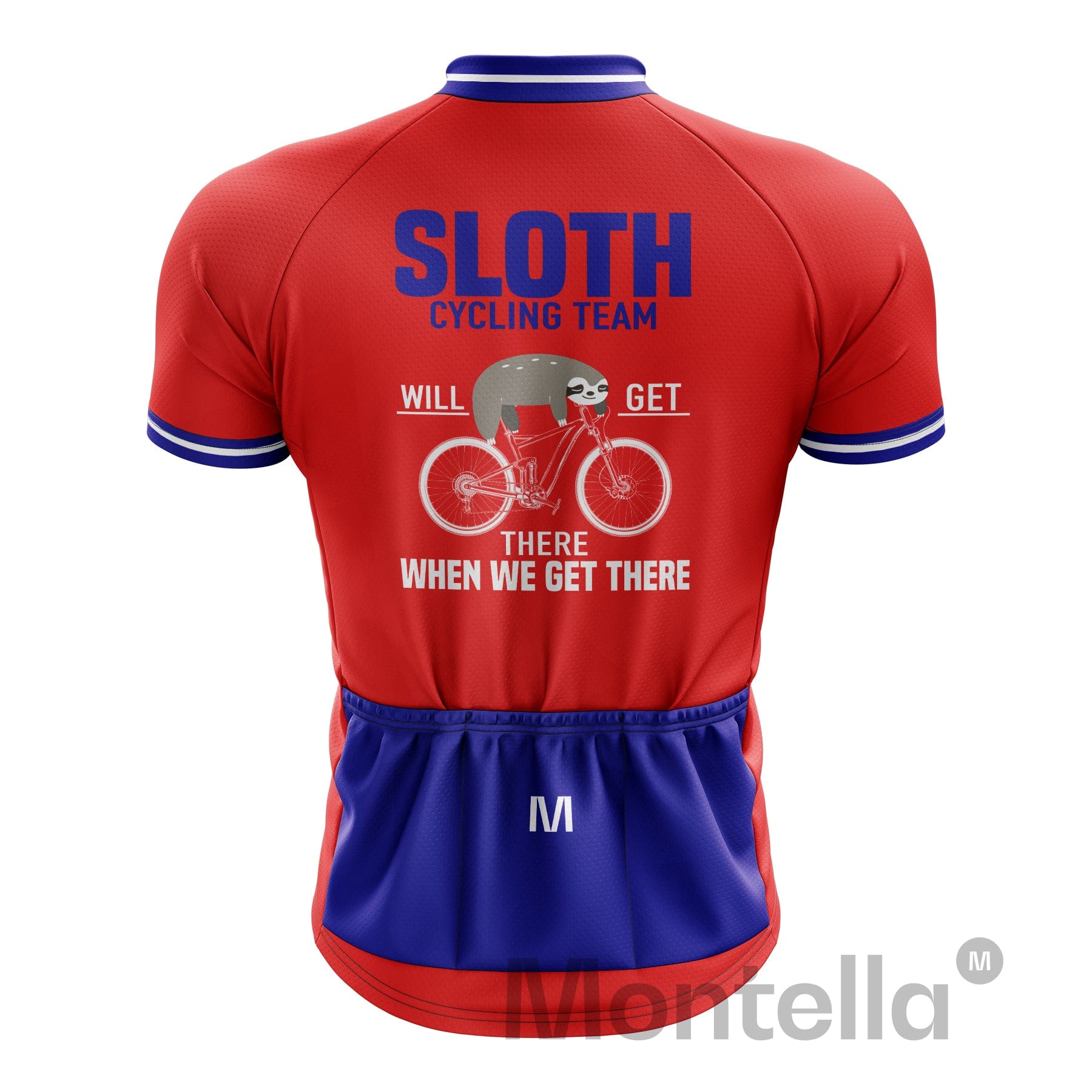 Men's Red Sloth Team Cycling Jersey – Montella Cycling